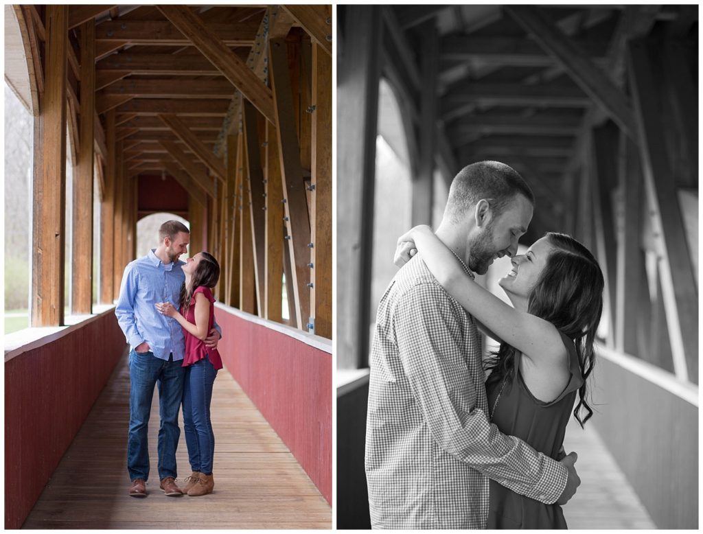 Allyson and Stuart's Oxford, Ohio Engagement Session | Monica Brown Photography