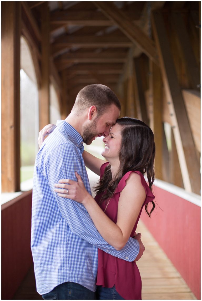 Allyson and Stuart's Oxford, Ohio Engagement Session | Monica Brown Photography
