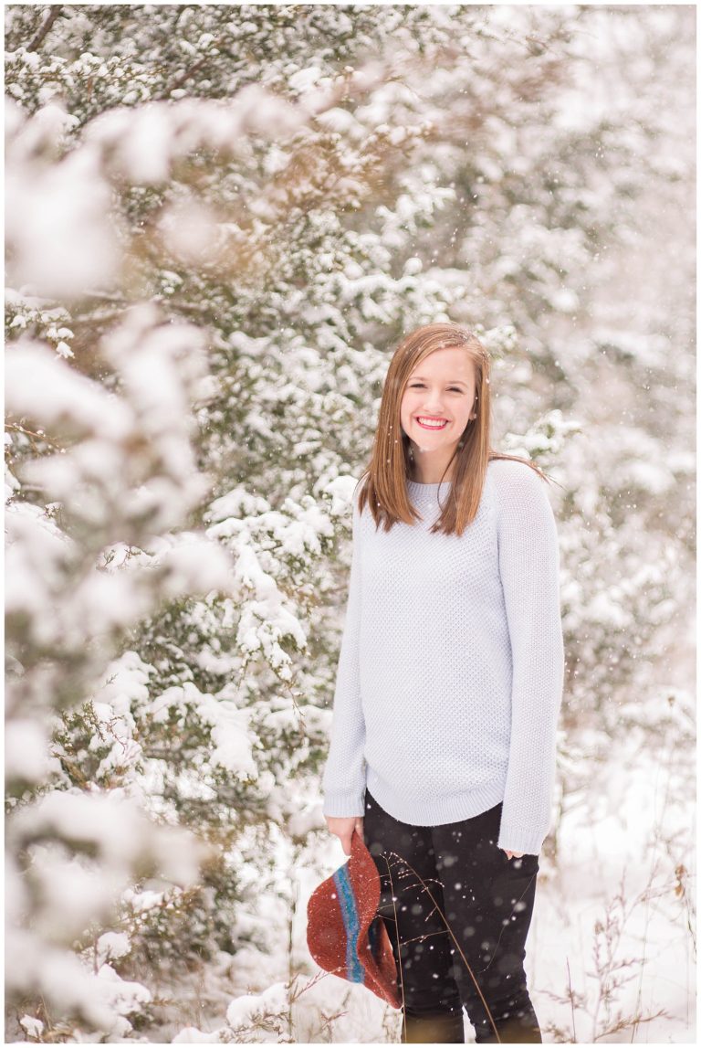 Addie's Senior Pictures: Winter Edition | Monica Brown Photography