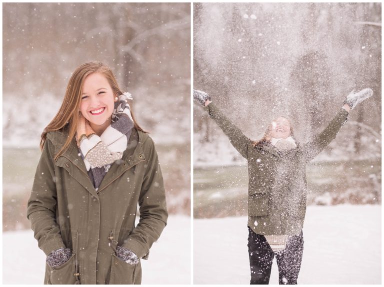 Addie's Senior Pictures: Winter Edition | Monica Brown Photography